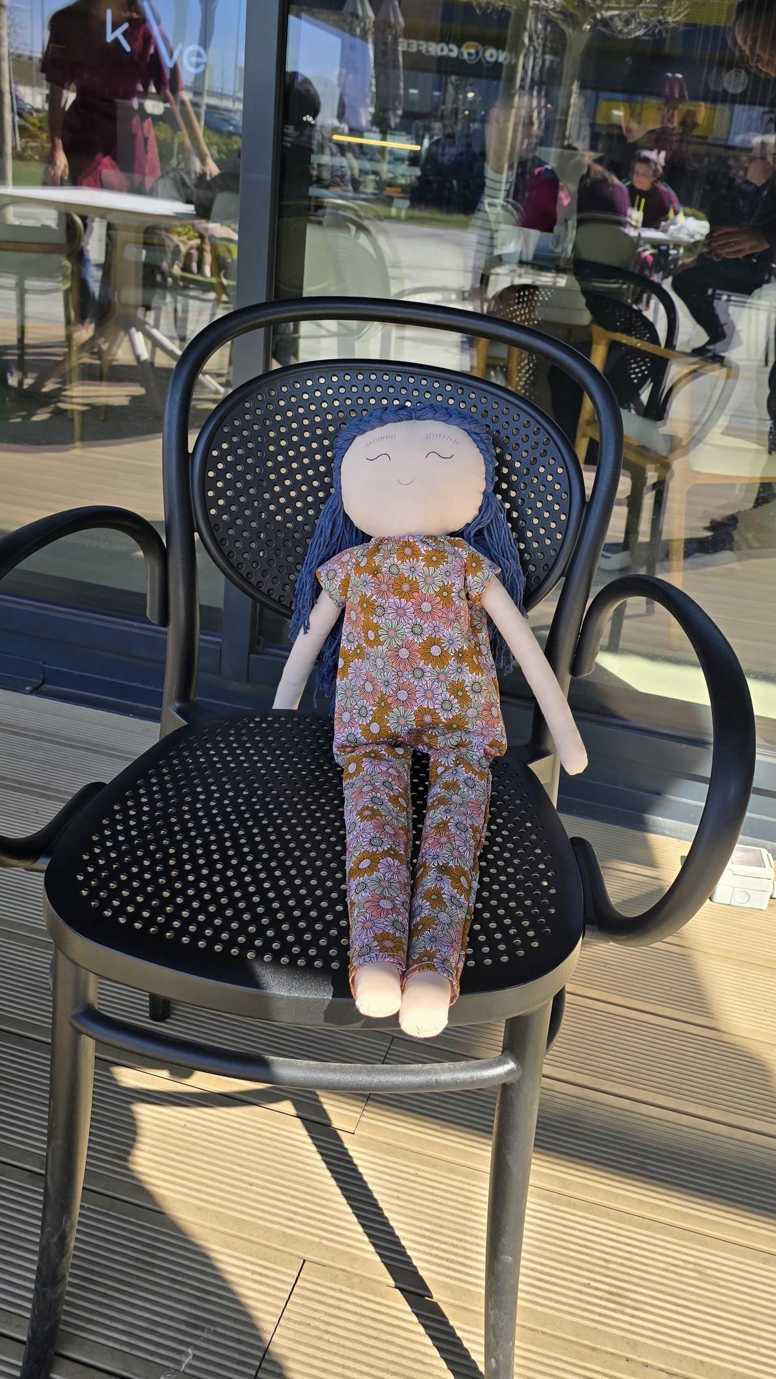 Large Cloth Rag Doll Sewing Pattern Digital Download, Fabric Toy Making ...