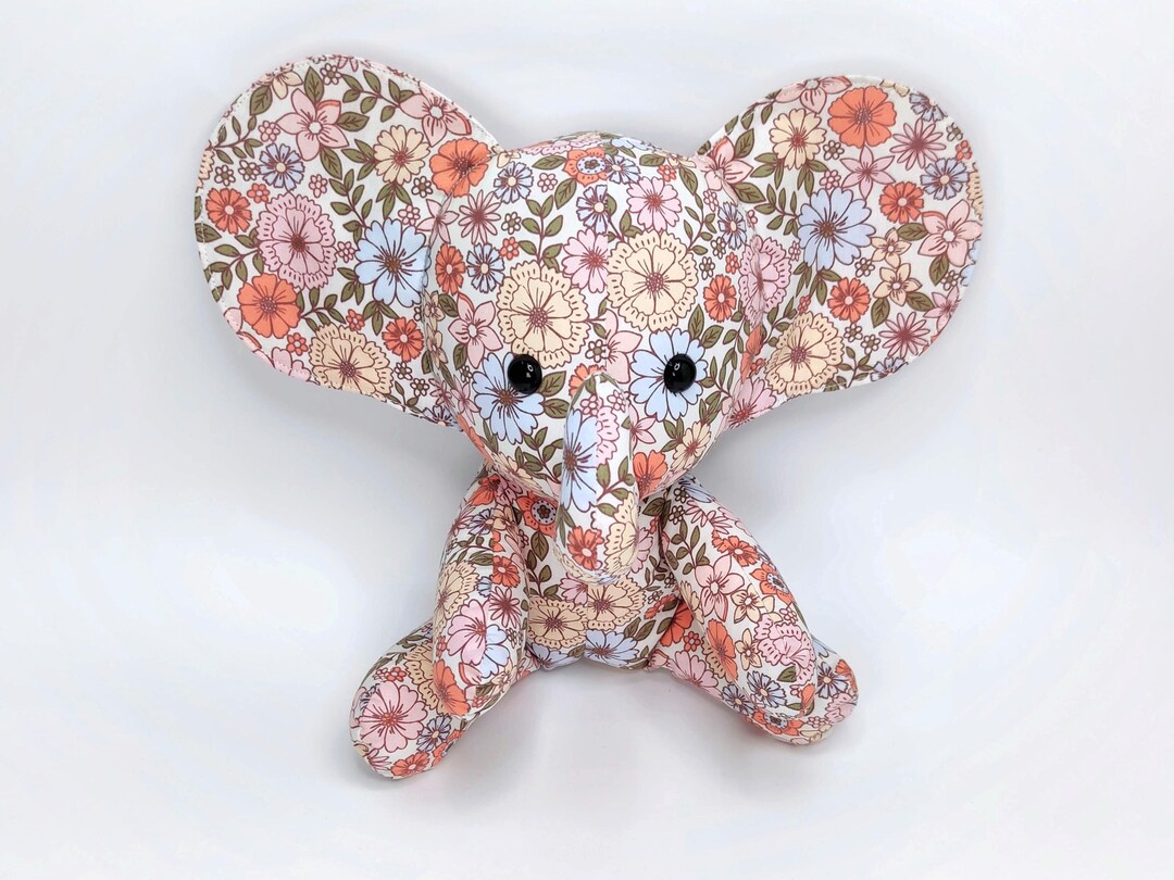 Elephant Sewing Pattern Stuffed Animal Memory Elephant Gift for Baby ...