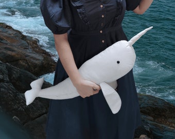 Narwhal Plushie / Whale / Unicorn of the Sea - Etsy