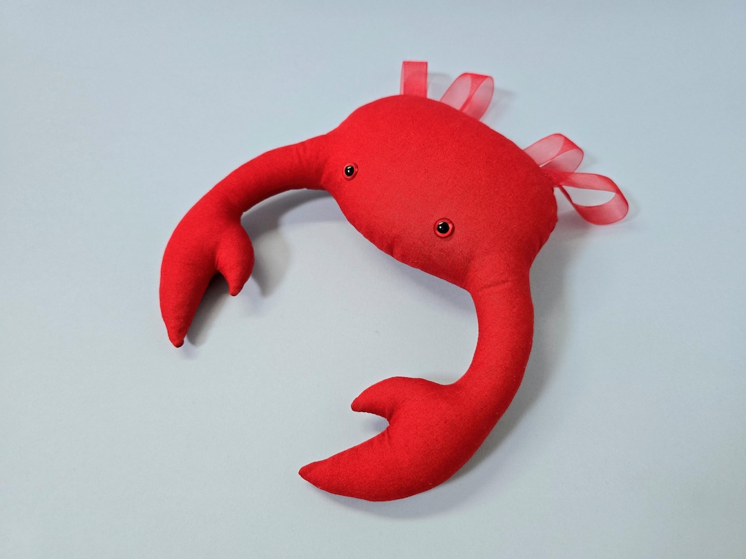 Crab Sewing Pattern, Beginner Plush DIY, Kids Easy Sewing Project ...