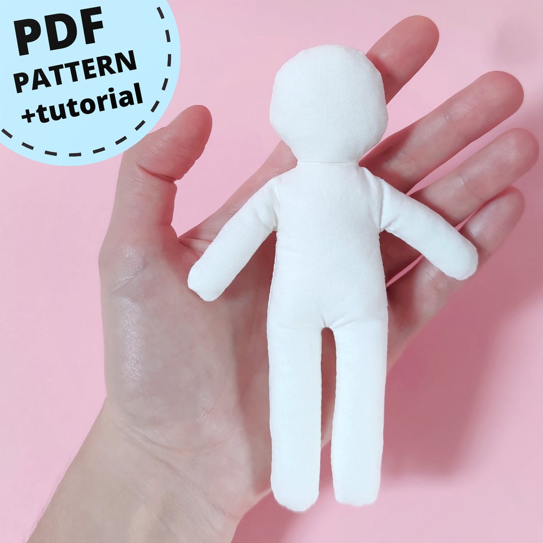 Tiny Doll Pattern PDF 5 Inch Rag Doll Body Sewing Pattern - Etsy