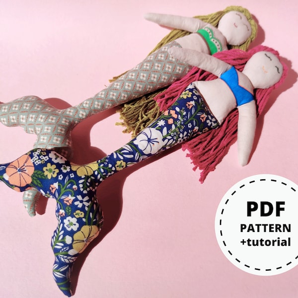 Mermaid Cloth Doll - Etsy