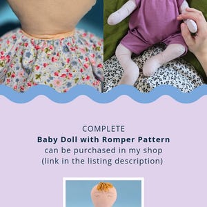 Doll Baby Pattern Sewing PDF Baby Body Sewing Pattern Newborn Store ...