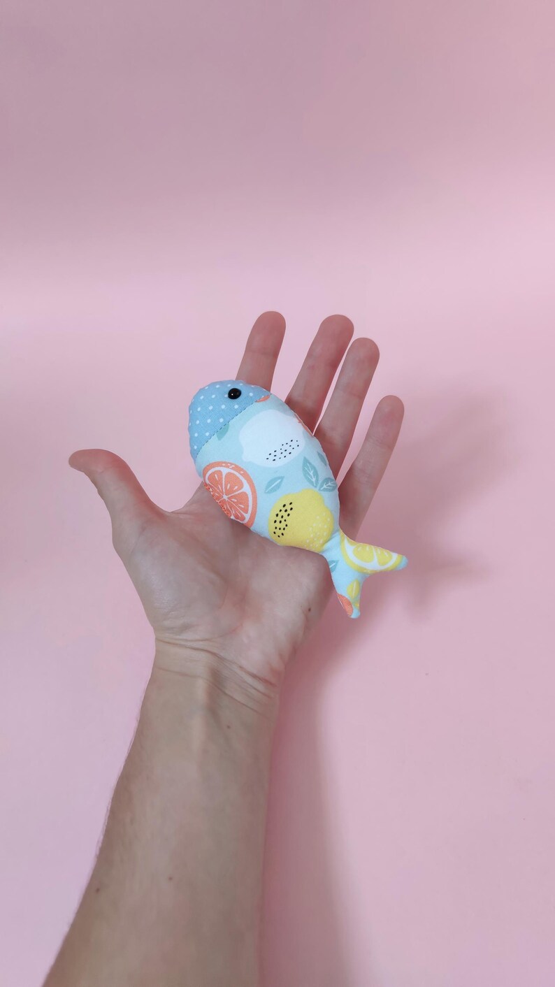 Tiny Fish Sewing Pattern for Beginners, Mini Sea Animal Pattern, Cute ...