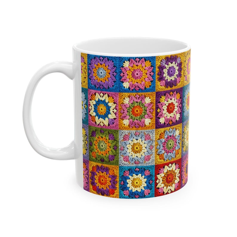 Crochet Mug, Knitting Coffee Cup, Crocheting Mug, Yarn Mug, Gifts for ...