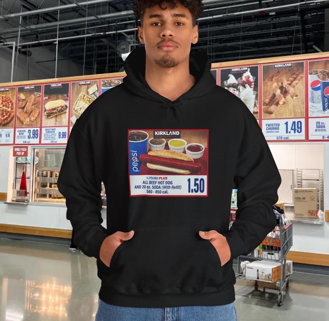 Costco Hoodie Men Women Costco Kirkland Hot Dog Shirt, Costco Party ...