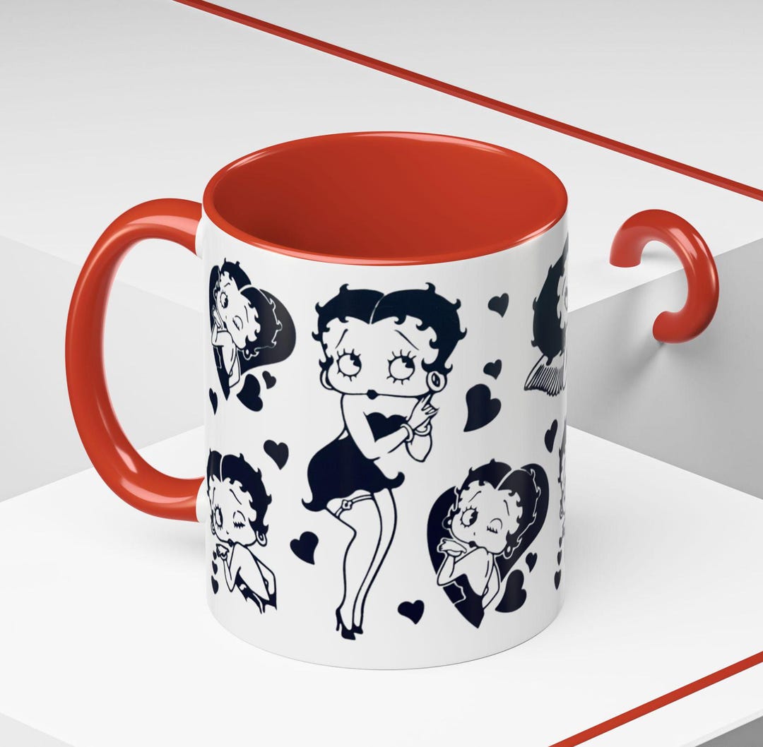 Betty Boop Mug, Betty Boop Gift, Vintage Mug, Retro Betty Boop Mug ...