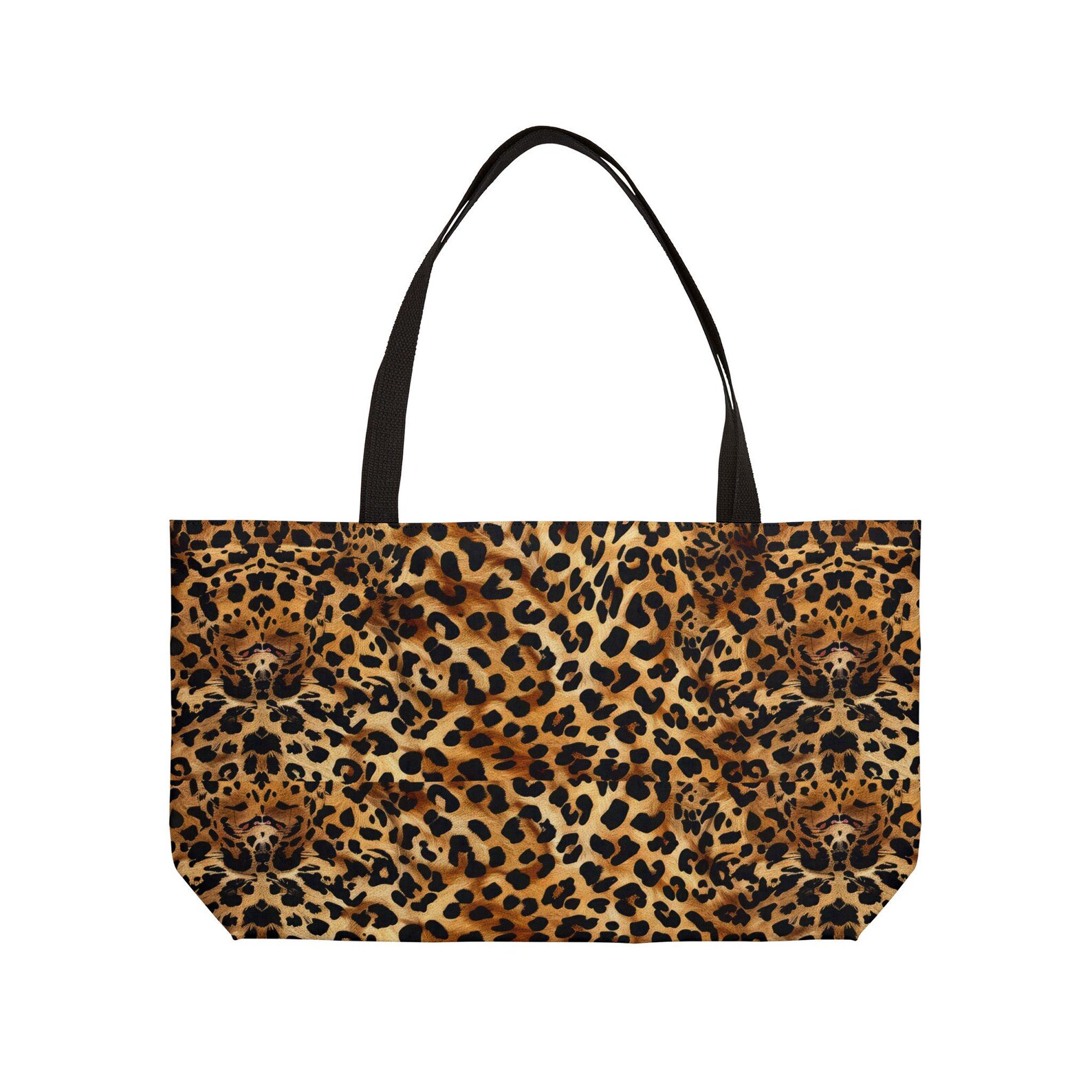 Cheetah Print Weekender Tote Bag, Leopard Print Tote, Animal Print ...