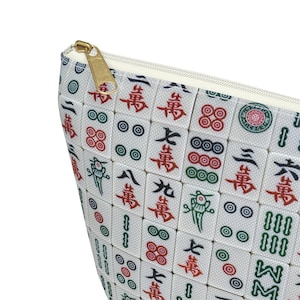 Mahjong Tile Bag Mahjongg Pouch Gifts for Mom Women Mahj Gift Chinese ...