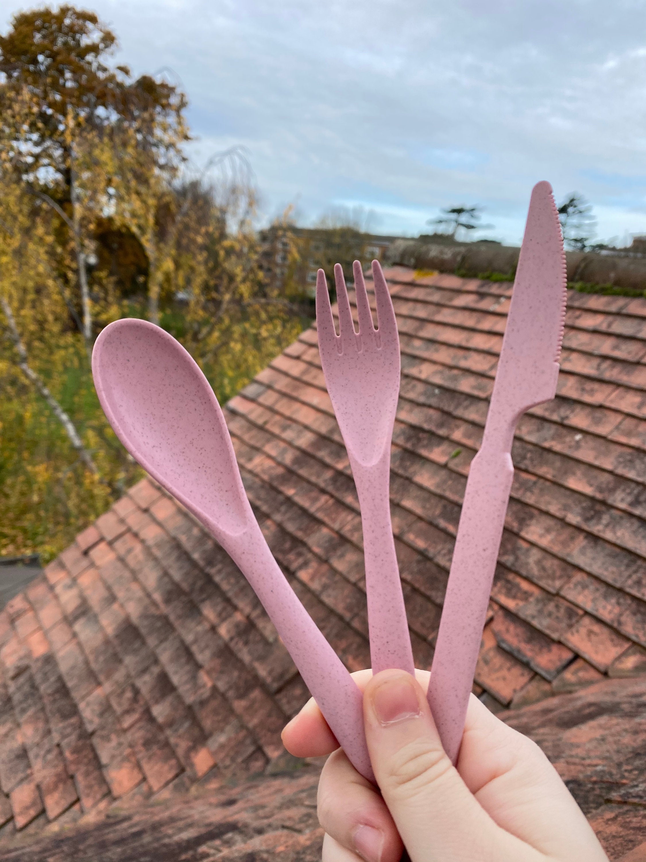 Personalised Reusable Cutlery Sets For On The GO / Eco | Etsy