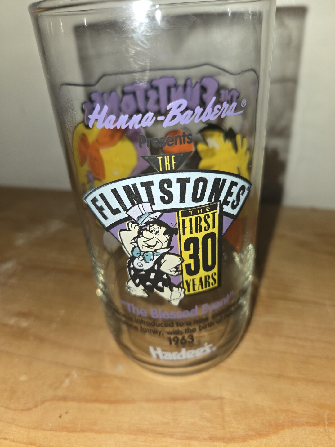 Glasses Celebrating the 30th Anniversary of the Flintstones. This ...