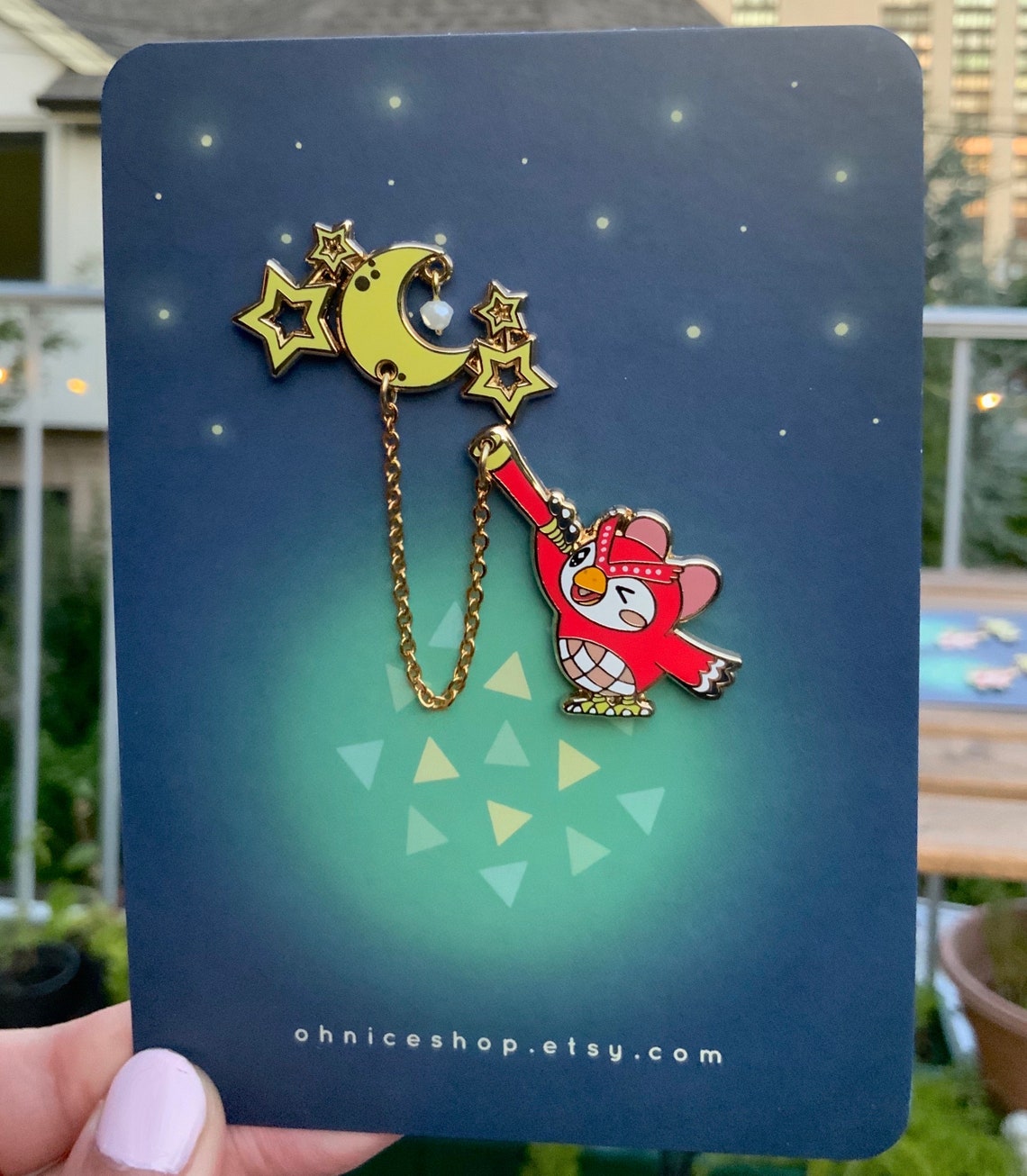 Animal Crossing Enamel Pin Celeste Stargazer - Etsy