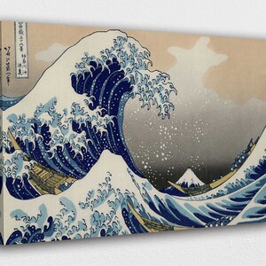 Comics Script Boat in a Wave Canvas Wall Art Design Poster - Etsy