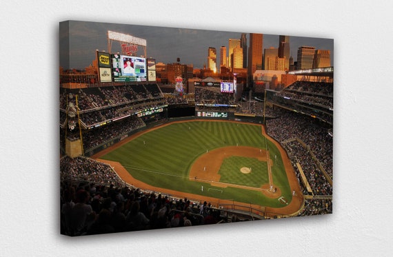 Target Field Minnesota Canvas Wall Art Design Poster Print | Etsy