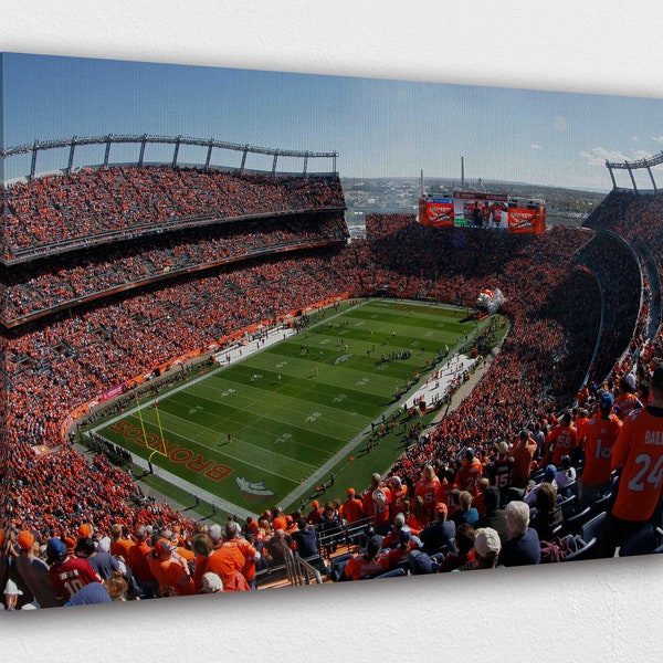 Broncos Stadium Wall Art - Etsy