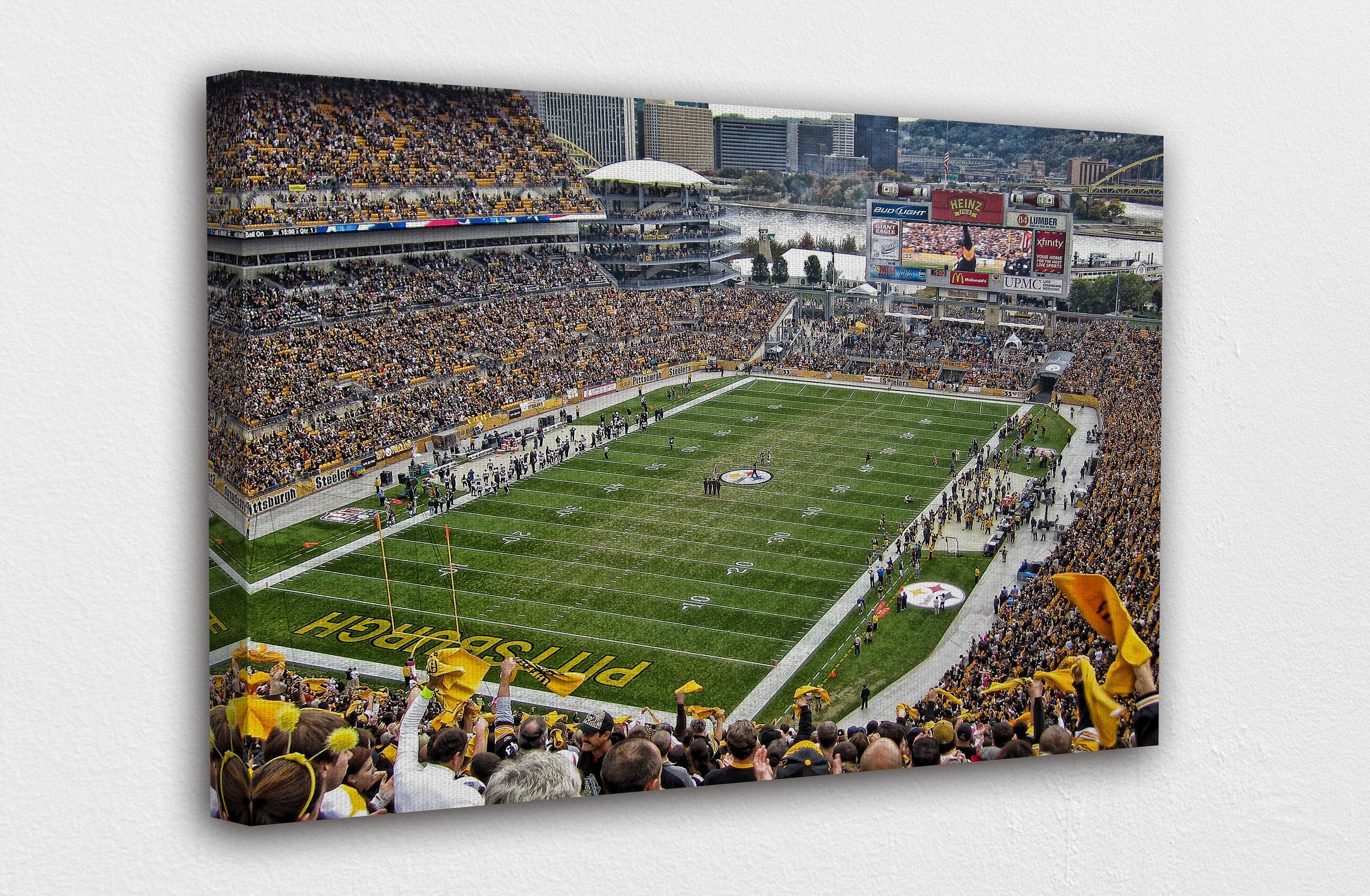 Heinz Field Pittsburgh Stadium Canvas Wall Art Design Poster | Etsy
