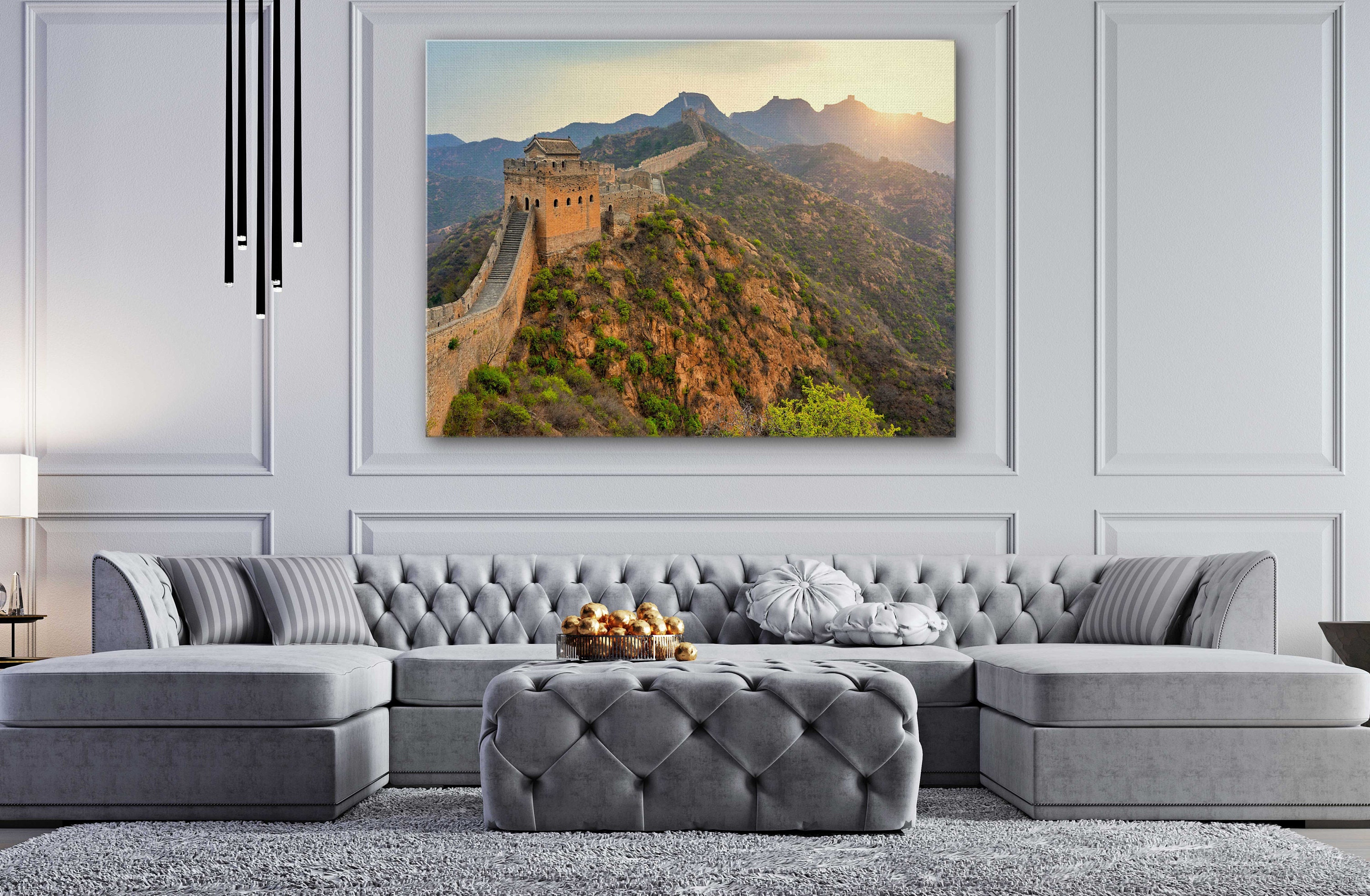 Amazing Great Wall of China Canvas Wall Art Design Poster - Etsy