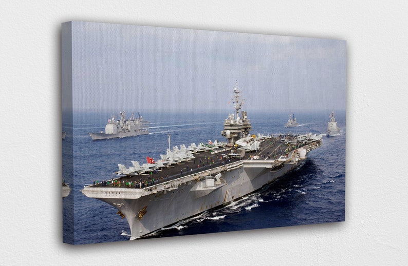 Kitty Hawk Aircraft Carrier Bridge Canvas Wall Art Design | Etsy