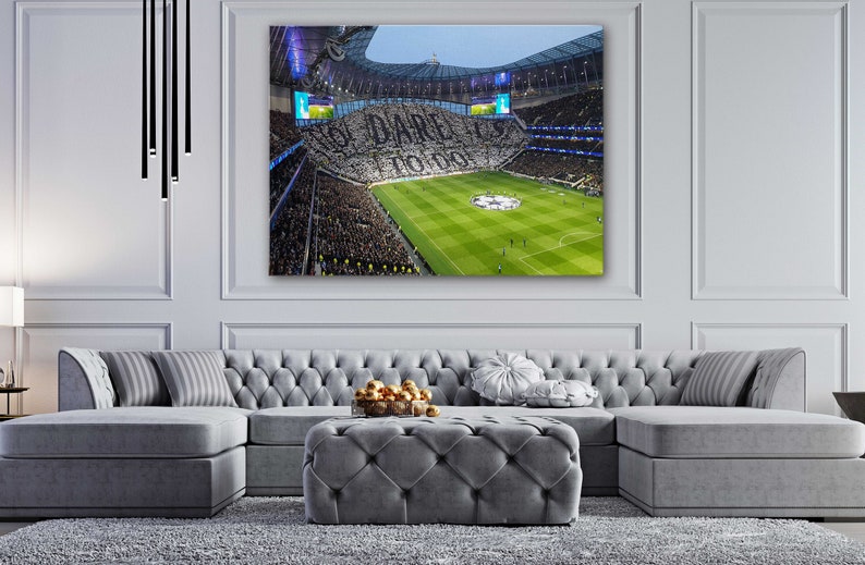 Tottenham Hotspur Stadium Canvas Wall Art Design Poster | Etsy