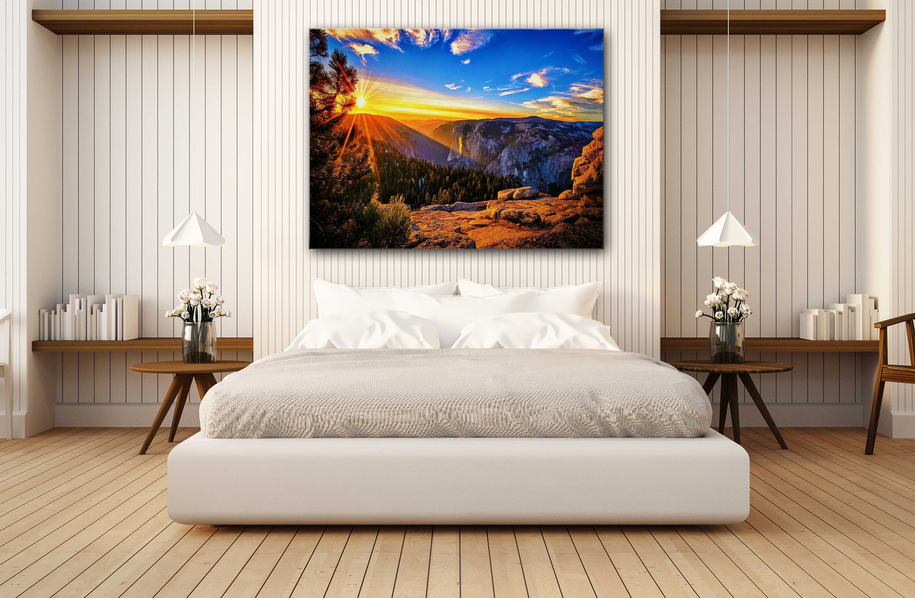 Beautiful sunrise Canvas Wall Art Design Poster Print Decor | Etsy