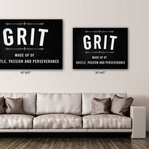 Made up of Grit Canvas Wall Art Design | Poster Print Decor for Home ...