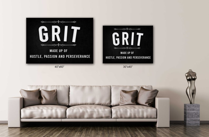 Made up of Grit Canvas Wall Art Design Poster Print Decor - Etsy