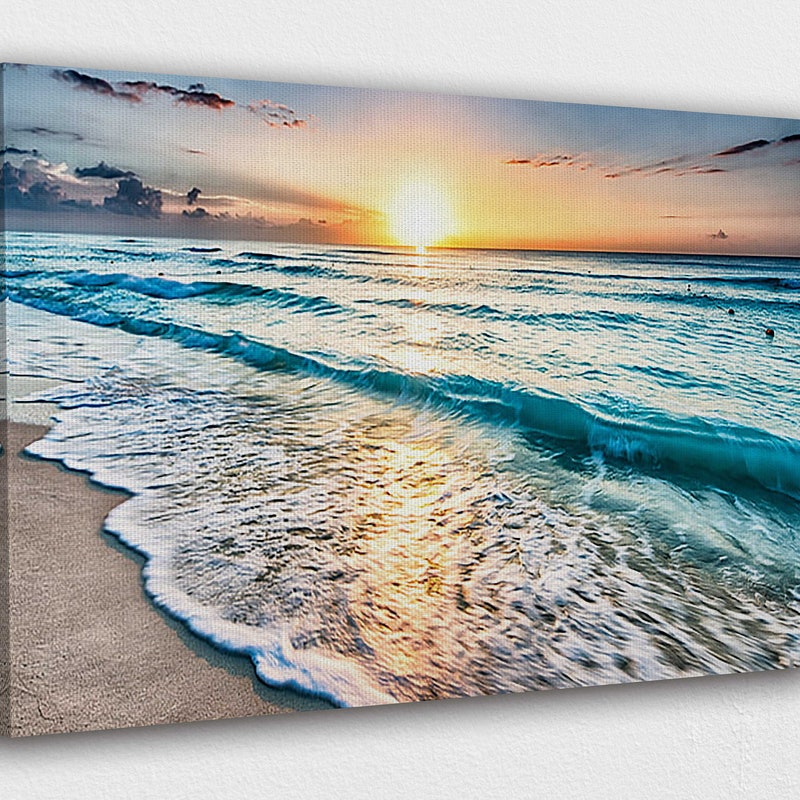 Beach Wall Art Canvas - Etsy