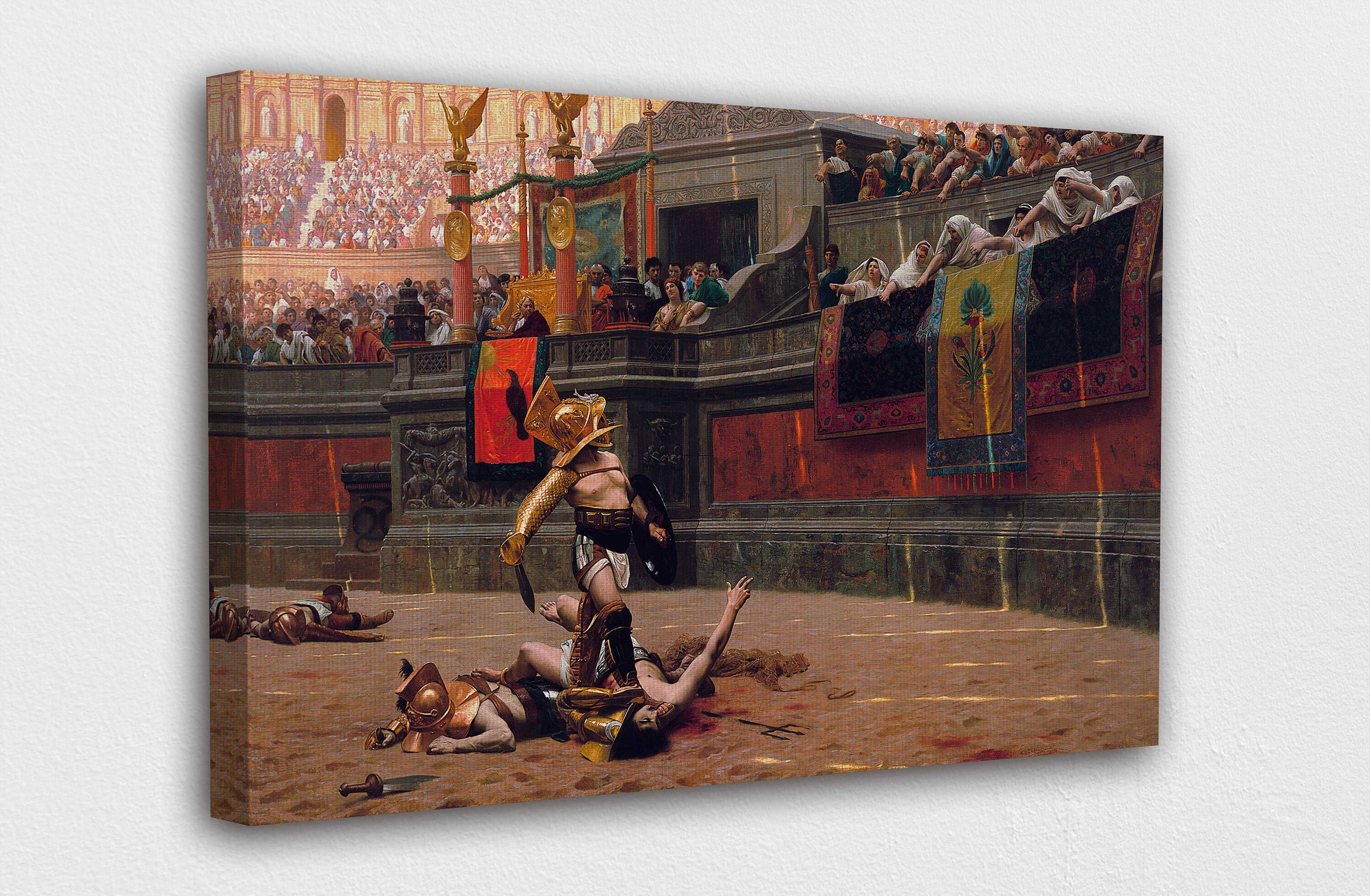 Pollice Verso by Jean-leon Gerome Canvas Wall Art Design - Etsy