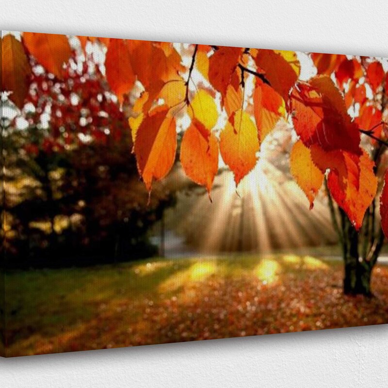 Fall Canvas Wall Art - Etsy