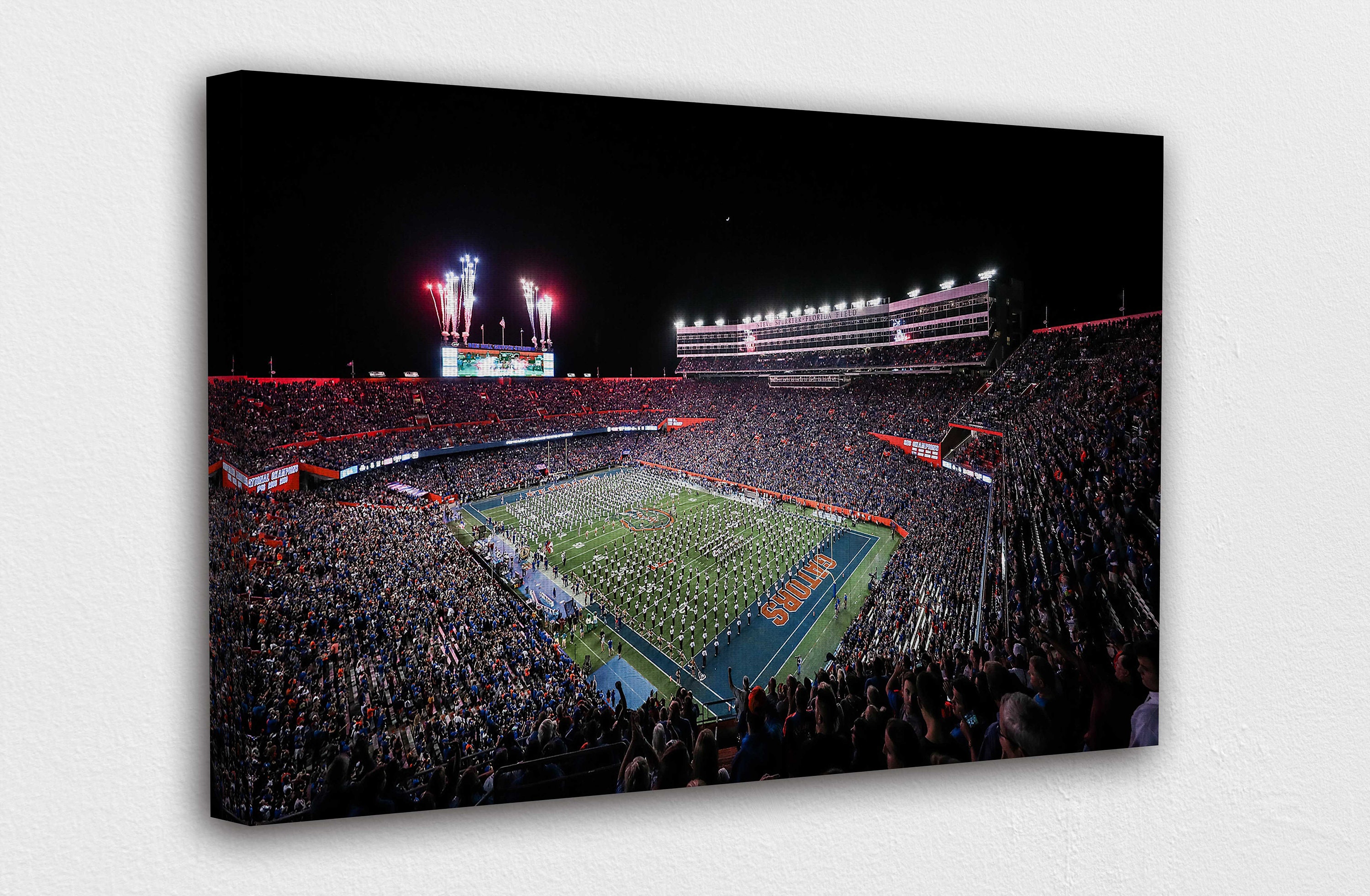 Ben Hill Griffin Stadium Canvas Wall Art Design Poster Print | Etsy