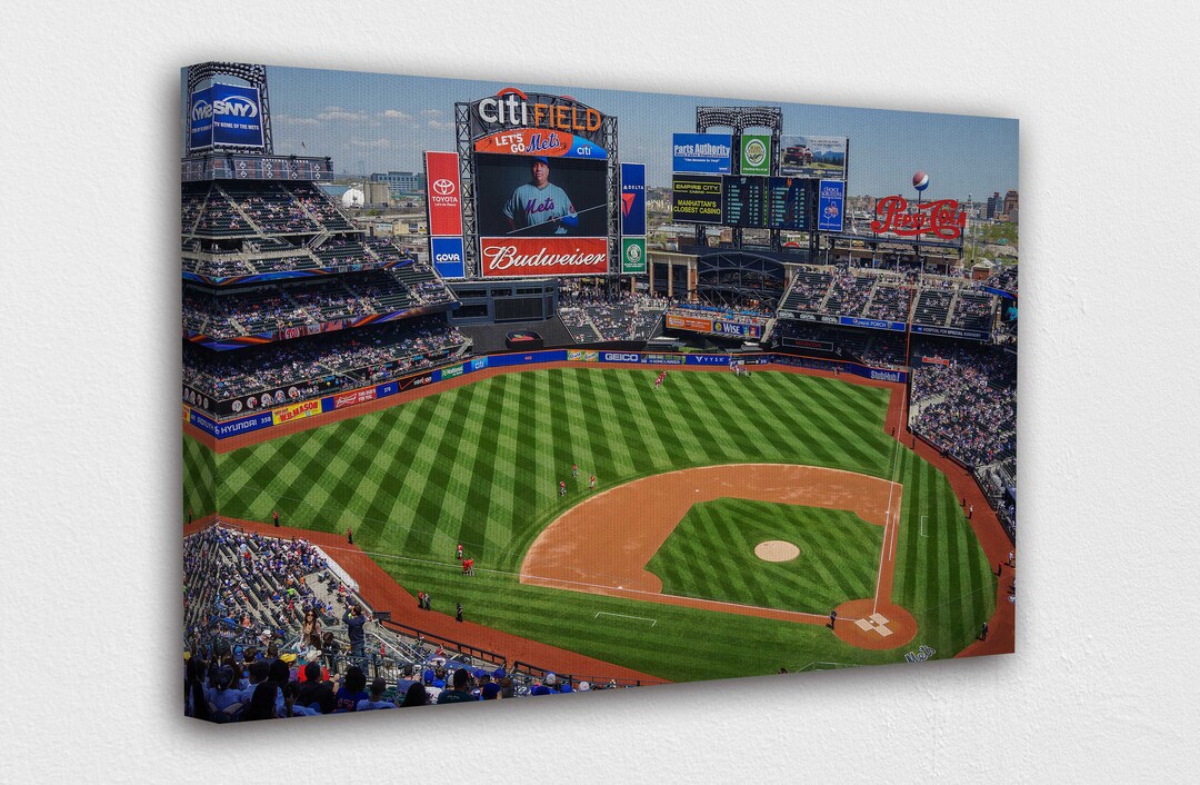 Citi Field Center Canvas Wall Art Design Poster Print Décor for Home ...
