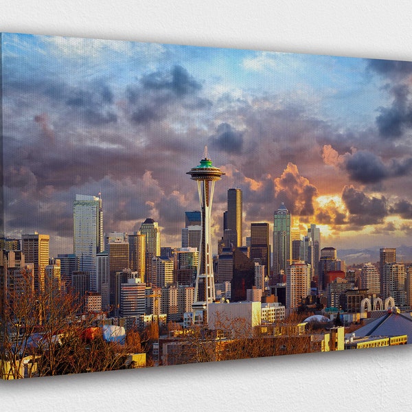 Seattle Skyline - Etsy