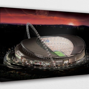 Wembley Stadium Canvas Wall Art Design | Poster Print Décor for Home ...