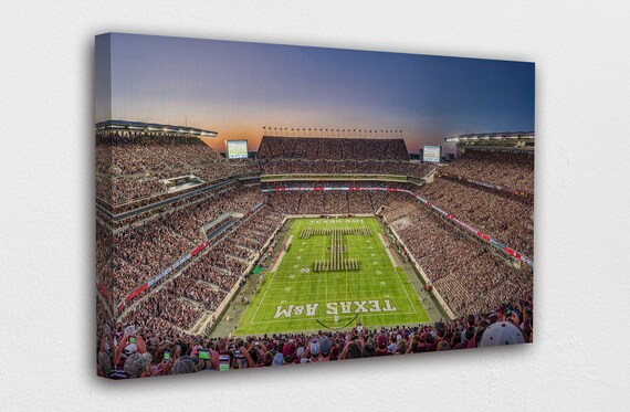Kyle Field Texas Canvas Wall Art Design Poster Print Décor - Etsy