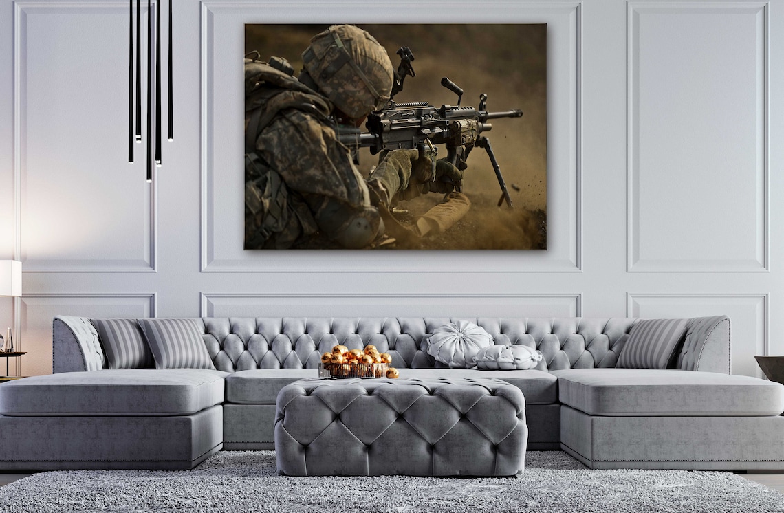 Us Army Canvas Wall Art Design Poster Print Decor for Home & | Etsy