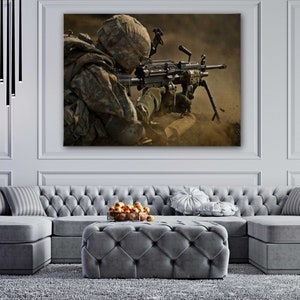 Us Army Canvas Wall Art Design | Poster Print Decor for Home & Office ...