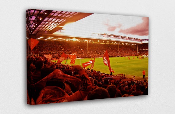 Anfield Stadium in Liverpool Canvas Wall Art Design Poster | Etsy