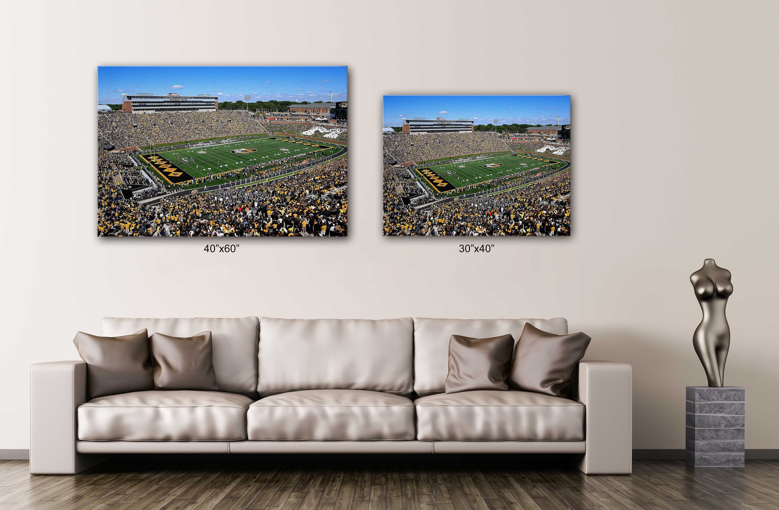 Faurot field at Memorial Stadium Canvas Wall Art Design | Etsy