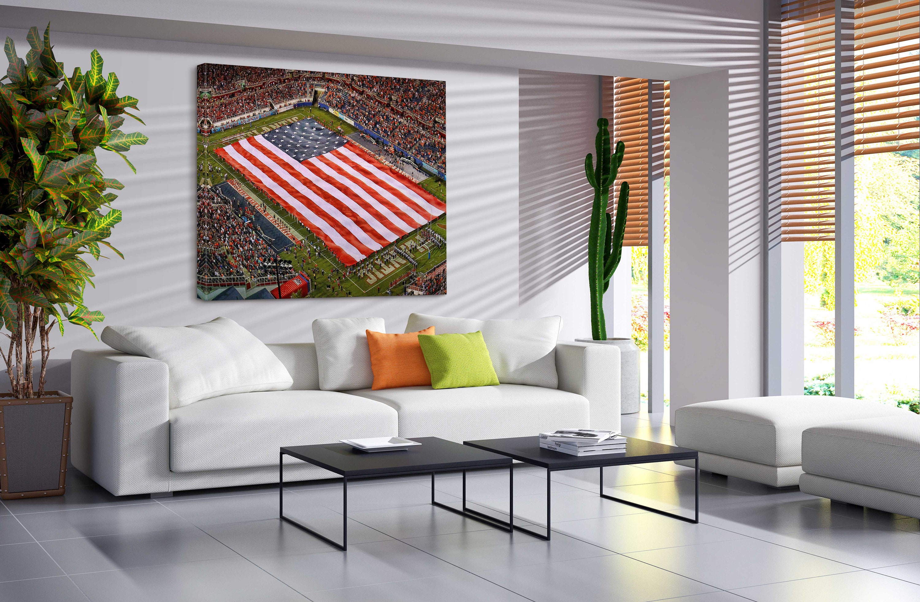 Fau stadium in Florida Canvas Wall Art Design Poster Print | Etsy