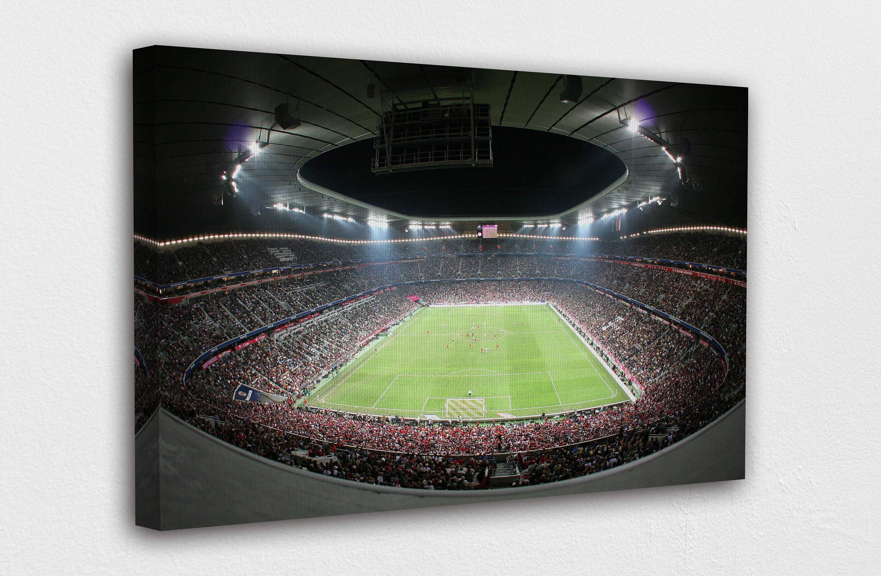 Allianz Arena Football Stadium Canvas Wall Art Design Poster - Etsy UK