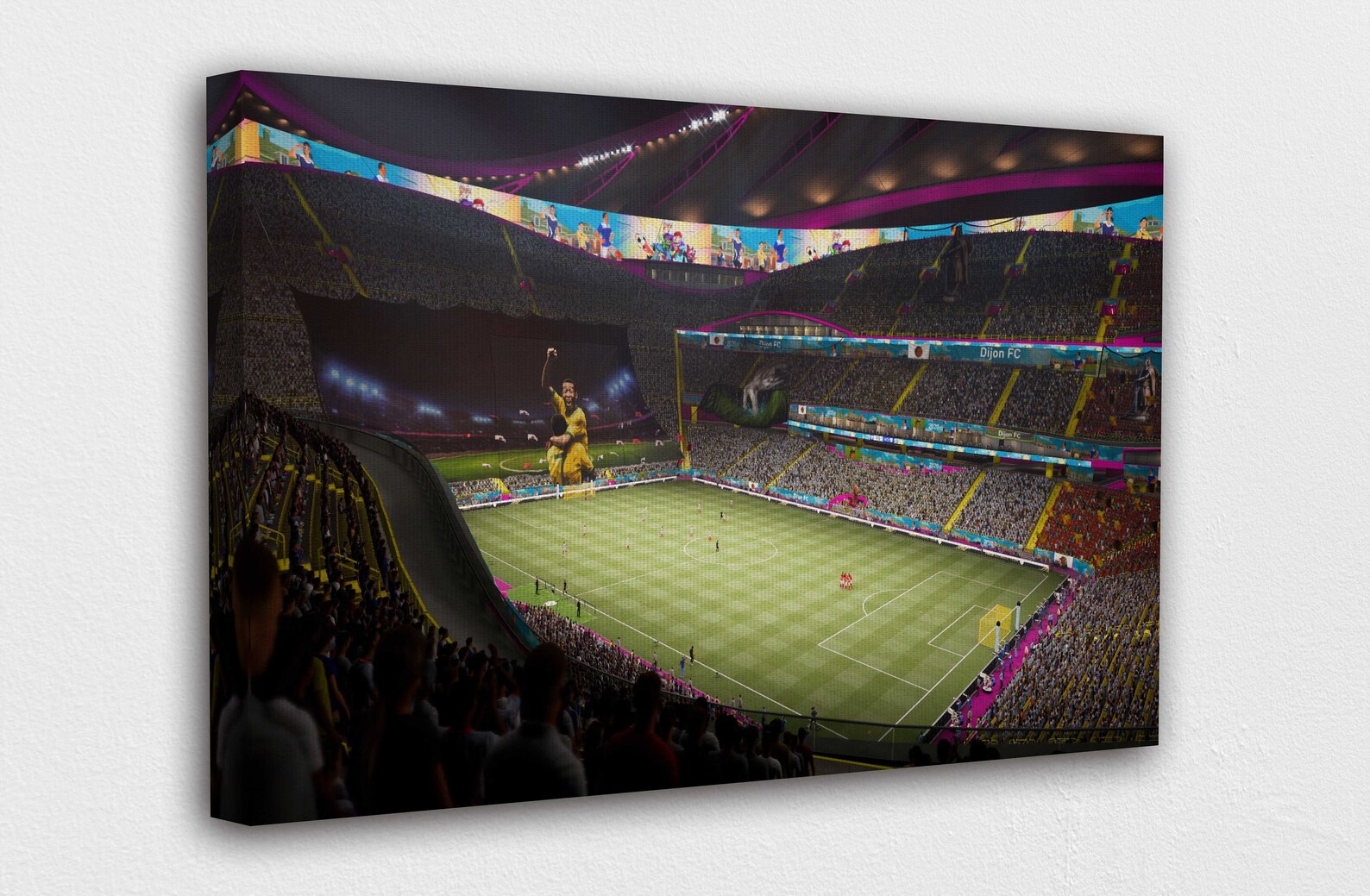 Fut Stadium Fifa Canvas Wall Art Design Poster Print Décor - Etsy
