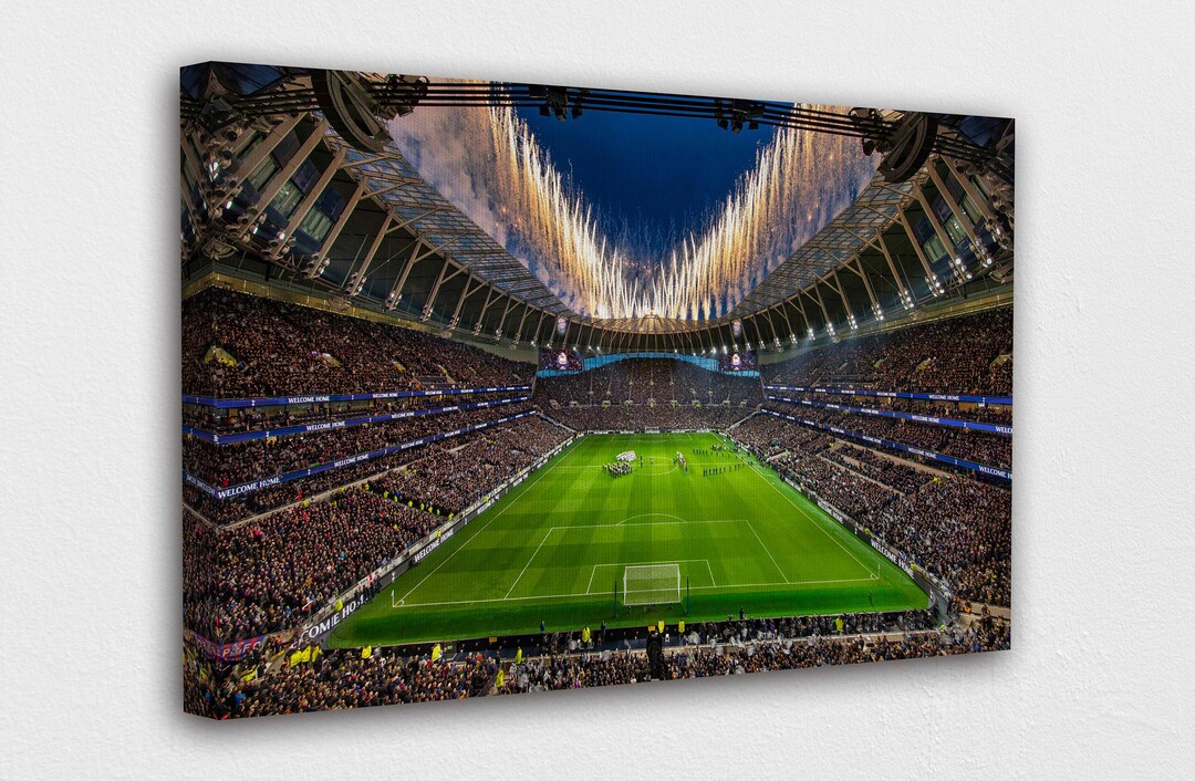 Tottenham Hotspur Stadium Canvas Wall Art Design | Poster Print Décor ...