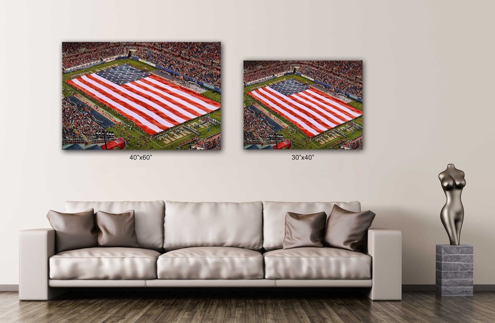 Fau stadium in Florida Canvas Wall Art Design Poster Print | Etsy