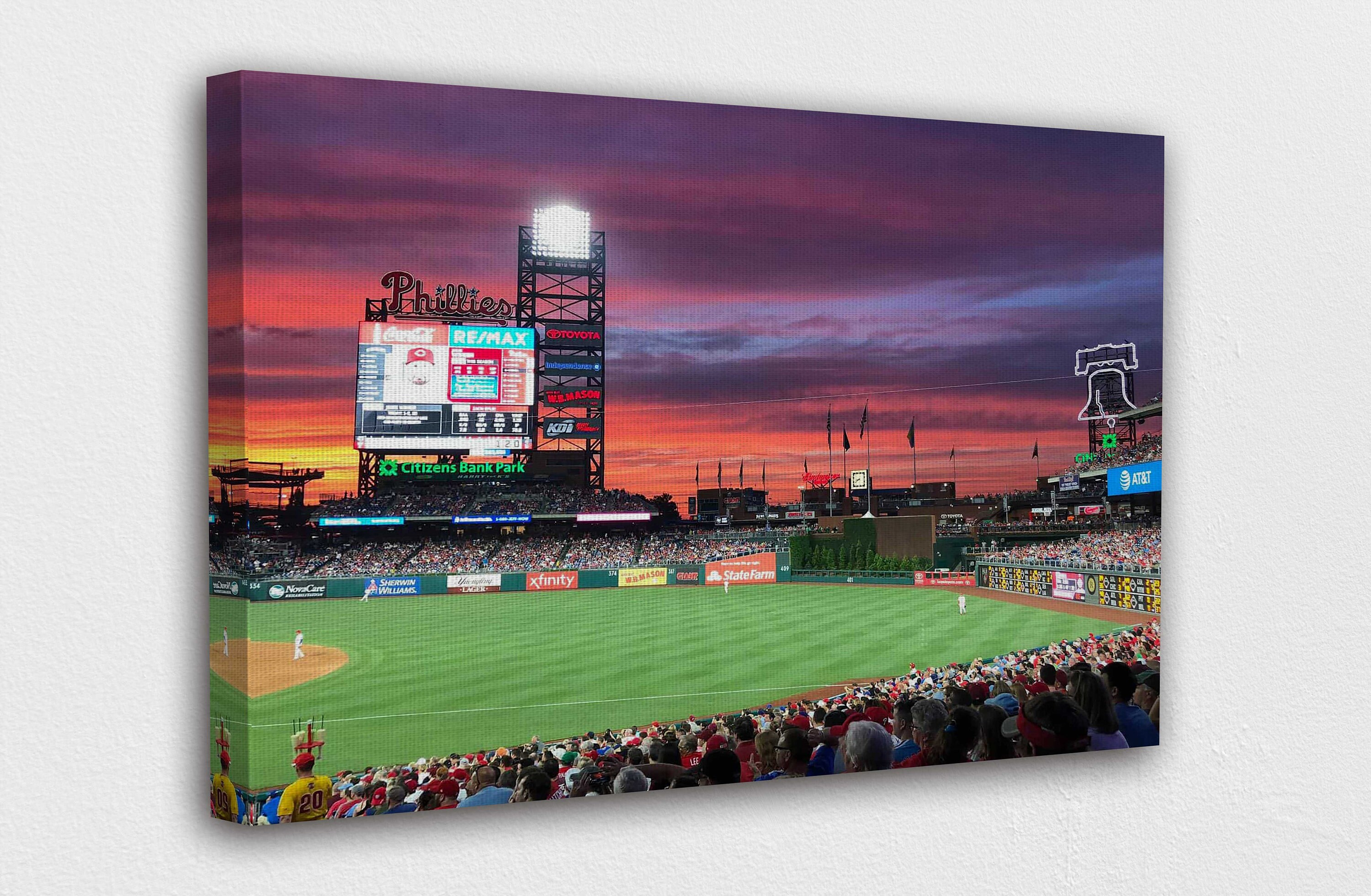 Citizens Bank Park Stadium Canvas Wall Art Design Poster | Etsy