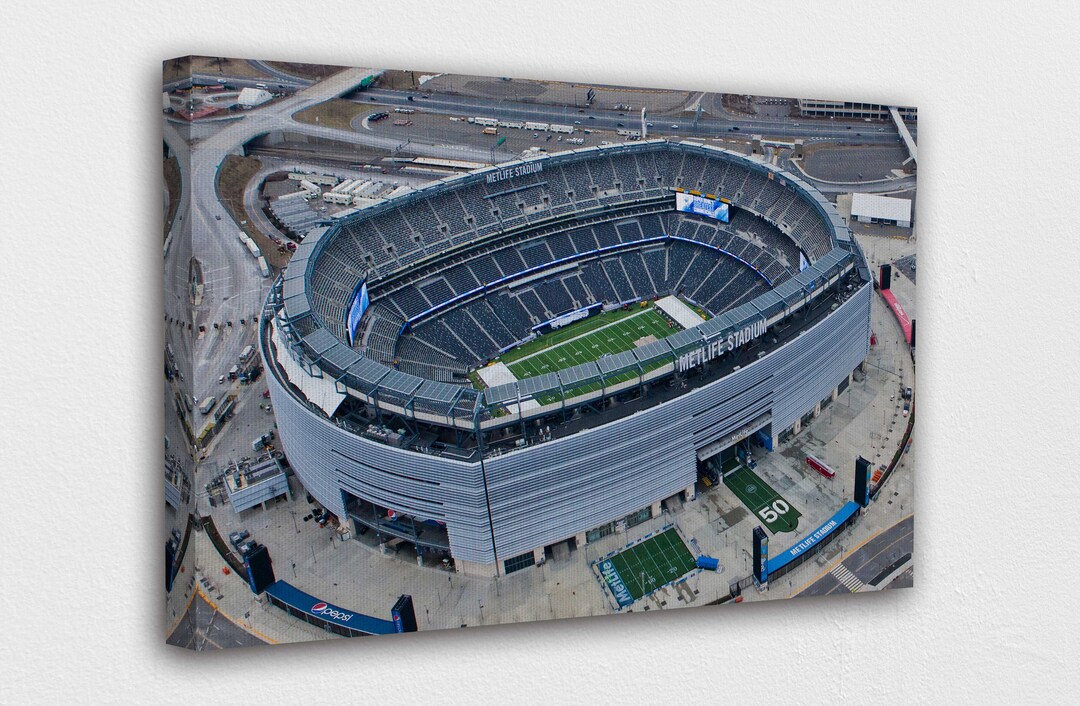 Empty Metlife Stadium Canvas Wall Art Design Poster Print Décor for ...