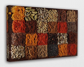 Spices Wall Art | Etsy
