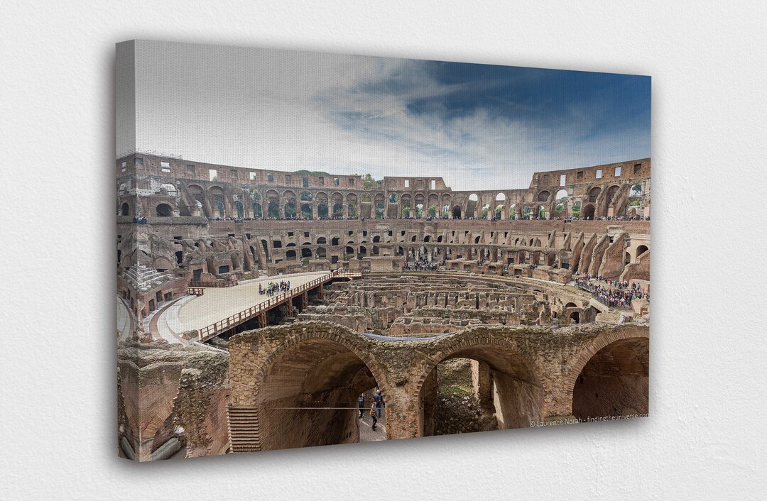 Rome Colosseum Canvas Wall Art Design Poster Print Décor for Home ...
