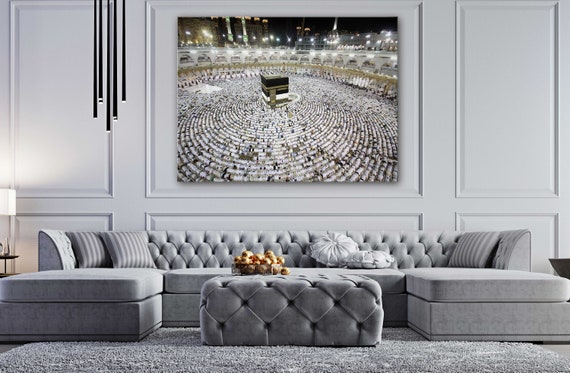 Digital Prints Kaaba Mecca Hajj Mosque Canvas Wall Art Canvas High ...