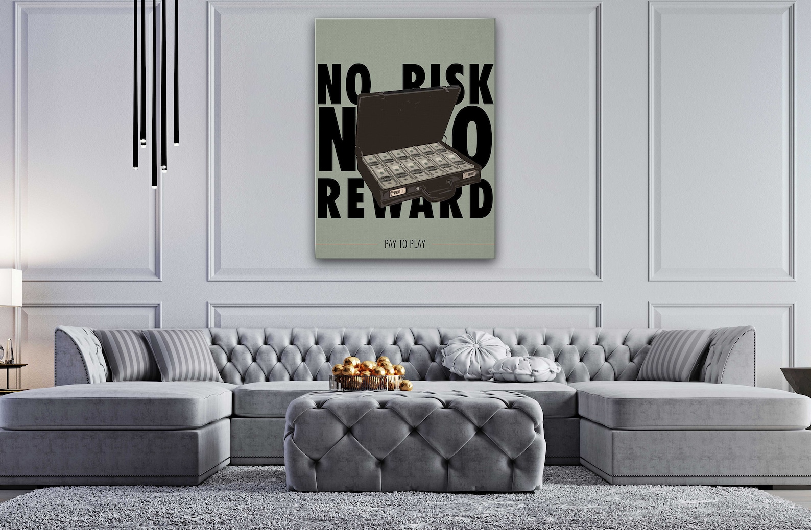 No Risk No Reward Canvas Wall Art Design Poster Print Decor - Etsy
