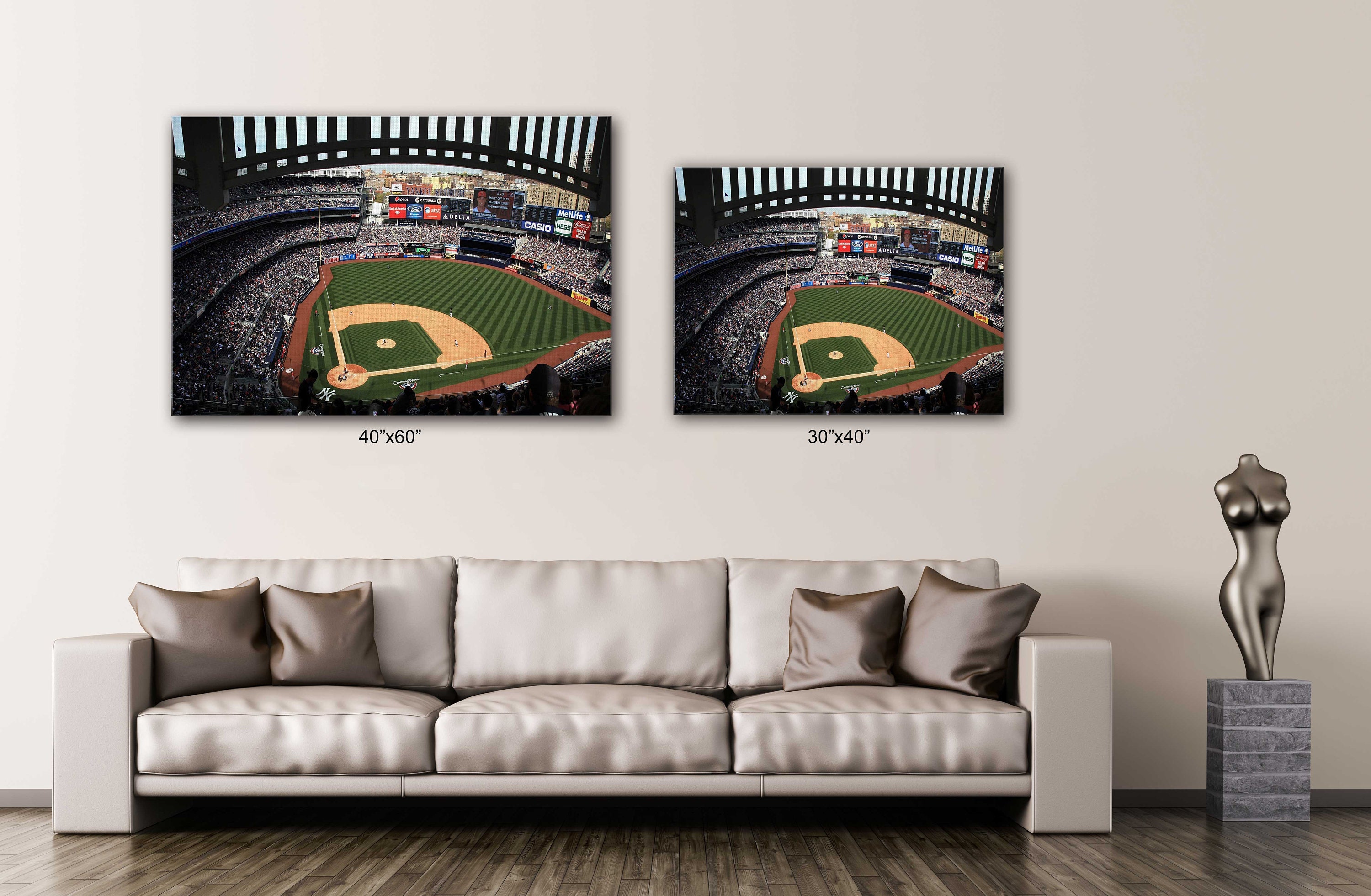 Yankee Stadium Ny Canvas Wall Art Design Poster Print Décor - Etsy